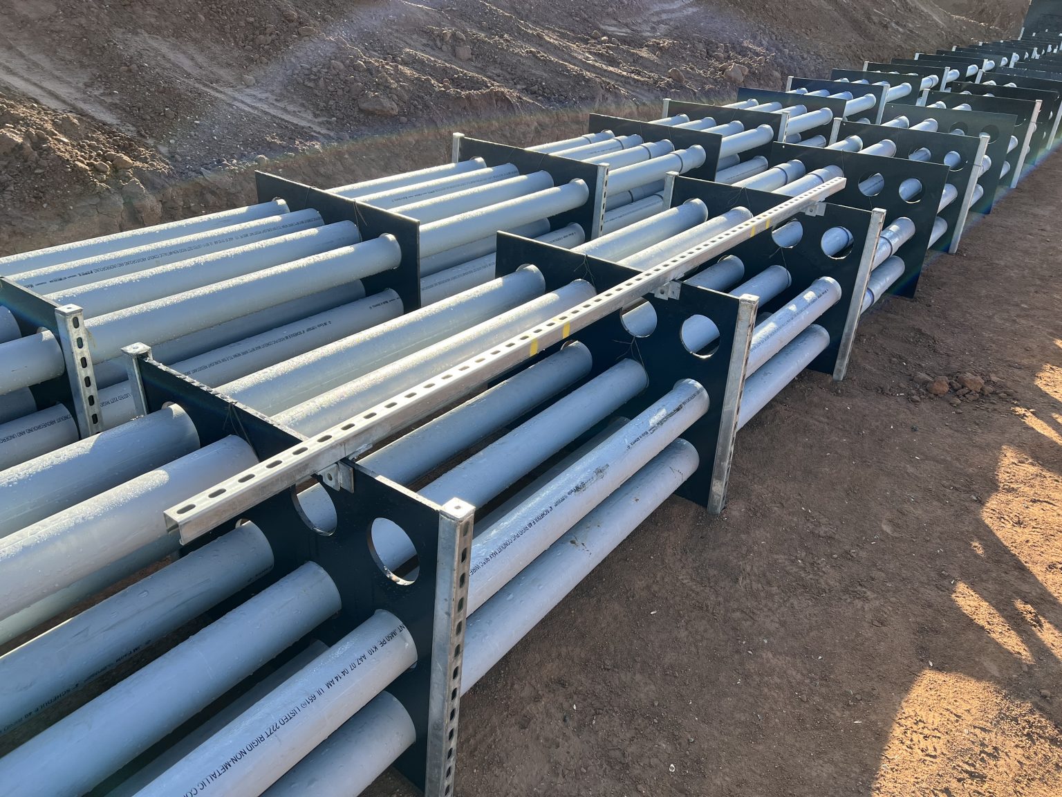 Innovating Conduit Trenches in the Desert | Rosendin University