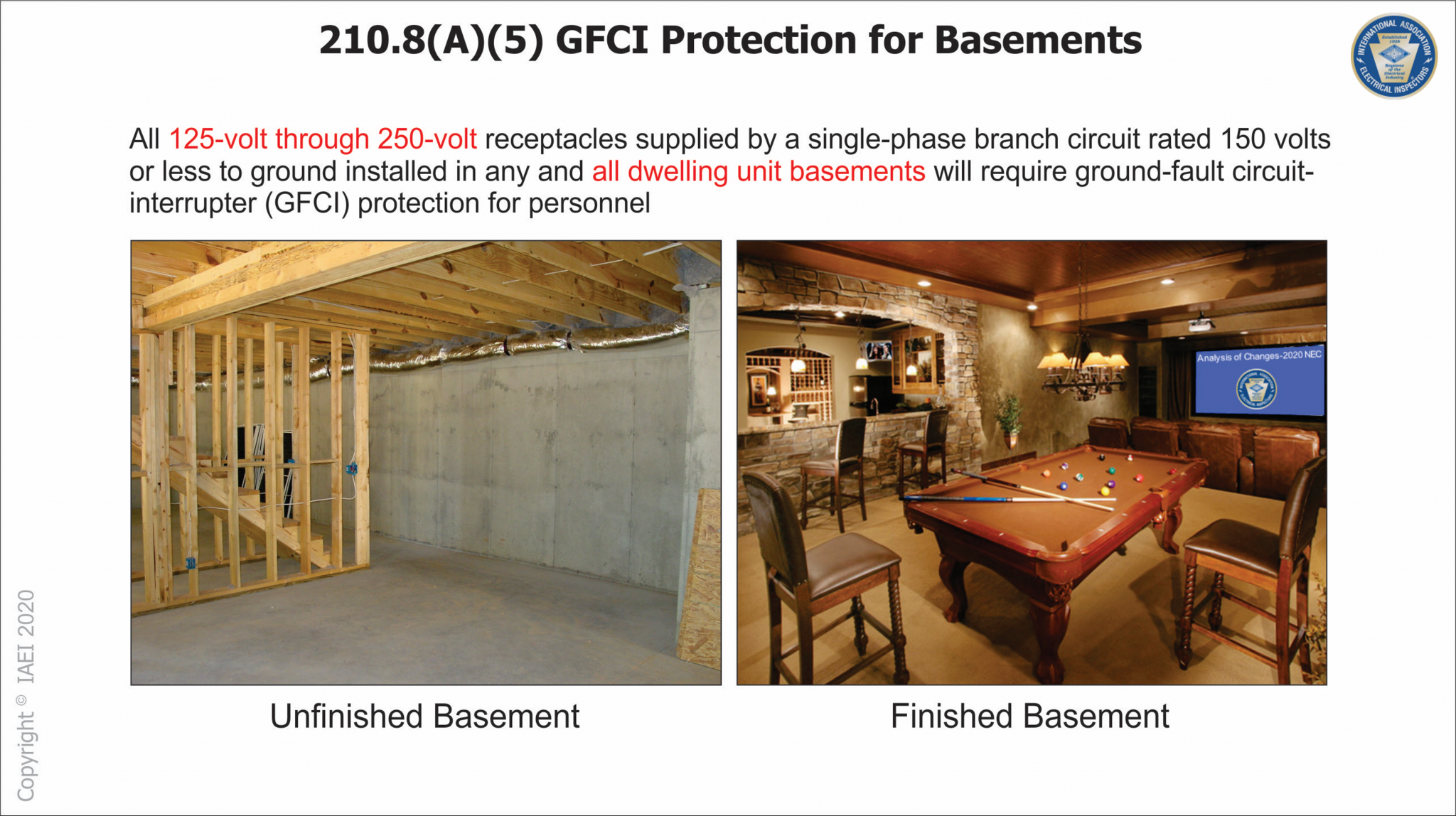 Code Corner – 2020 NEC Update 210.8 (A) and (B): GFCI Locations ...